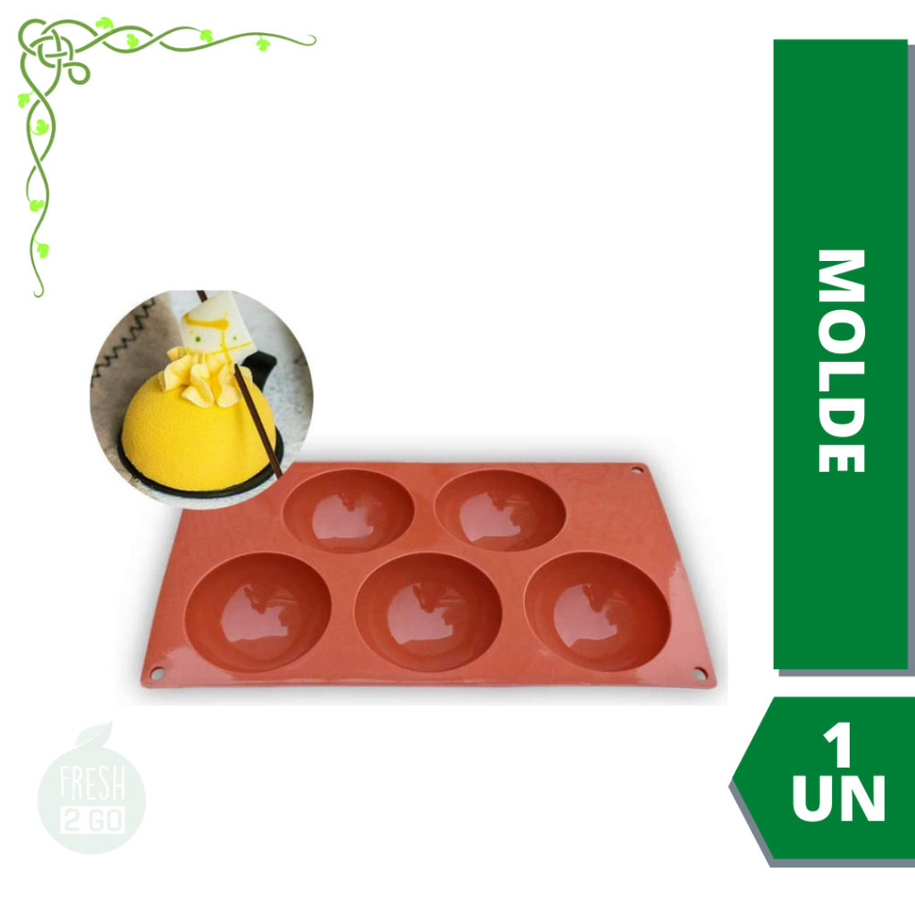 Molde silicona esfera x 5 (1 ud.) - Fresh2go